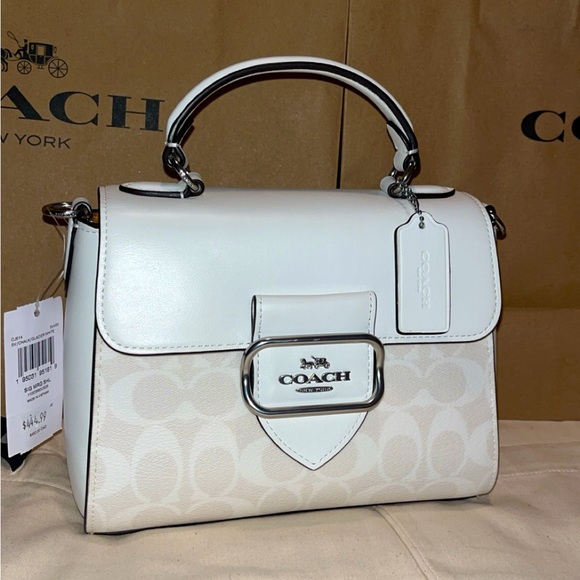 Coach | Bags | Coach Morgan Top Handle Satchel In Signature Canvas ...